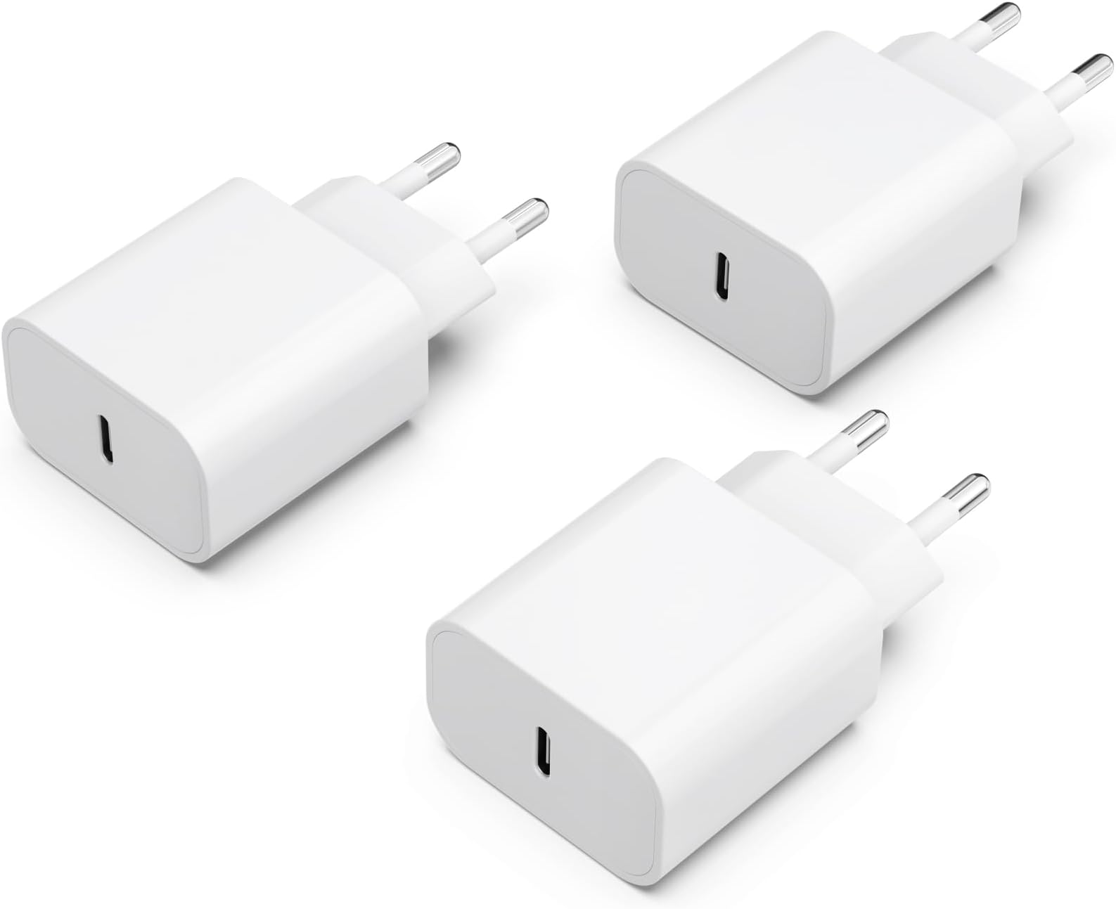 25W USB C Adapter, 3er Pack USB c ladegerät für iPhone 15 14 Plus Pro ...
