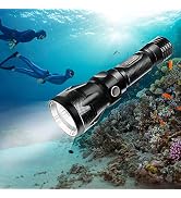 BlueFire Linterna de Buceo, XM-L2 luz LED Submarinismo Buceo Linterna ...
