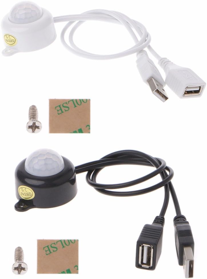 DC 5-24V 5A USB LED Light Strip Switch Human Body Infrared PIR Motion ...