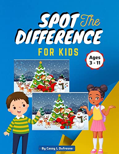 Spot the Difference Activity Book: Colorful Puzzle Book for Children ...