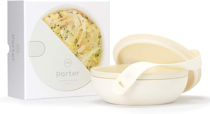 Amazon.com: W&P Porter Ceramic Bowl Lunch Container w/ Protective Non ...