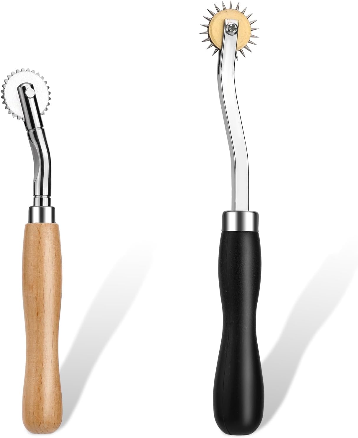 Amazon.com: Nitlak 2 PCS Tracing Wheel with Wooden Handle Stainless ...