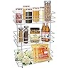 Buy EverEx Stainless Steel Kitchen Rack Trolley Basket Stand Container ...
