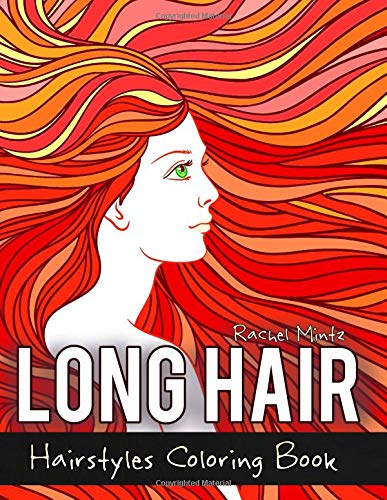 Amazon.com: Long Hair - Hairstyles Coloring Book: Beautiful Girls With ...