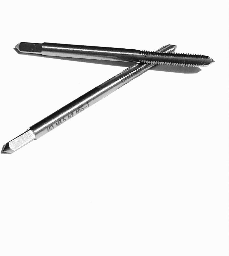 2Pcs Hss6542 Made Thread Taps Hss Taps Full Cnc Grinded Straight Flute ...