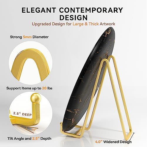 Snapklik.com : IPAME 10 Inch Large Plate Stands For Display - Metal ...