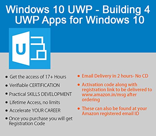 Windows 10 UWP - Building 4 UWP Apps for Windows 10 : Amazon.in: Software