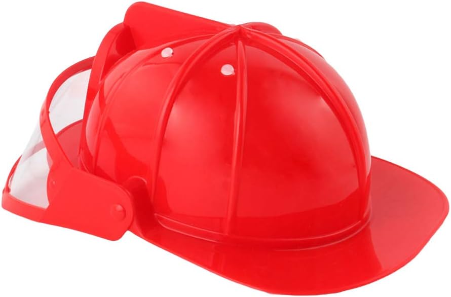 Karrychen Children Fireman Helmet Firefighter Hat Fancy Dress ...