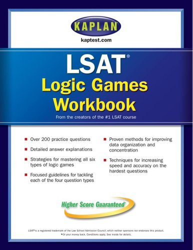 LSAT Logic Games: Kaplan: 9780743284240: Amazon.com: Books