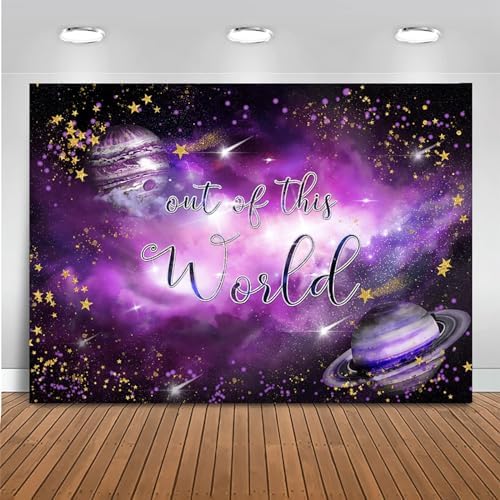 Amazon.com : Mocsicka Space Galaxy Backdrop Out of This World Space ...