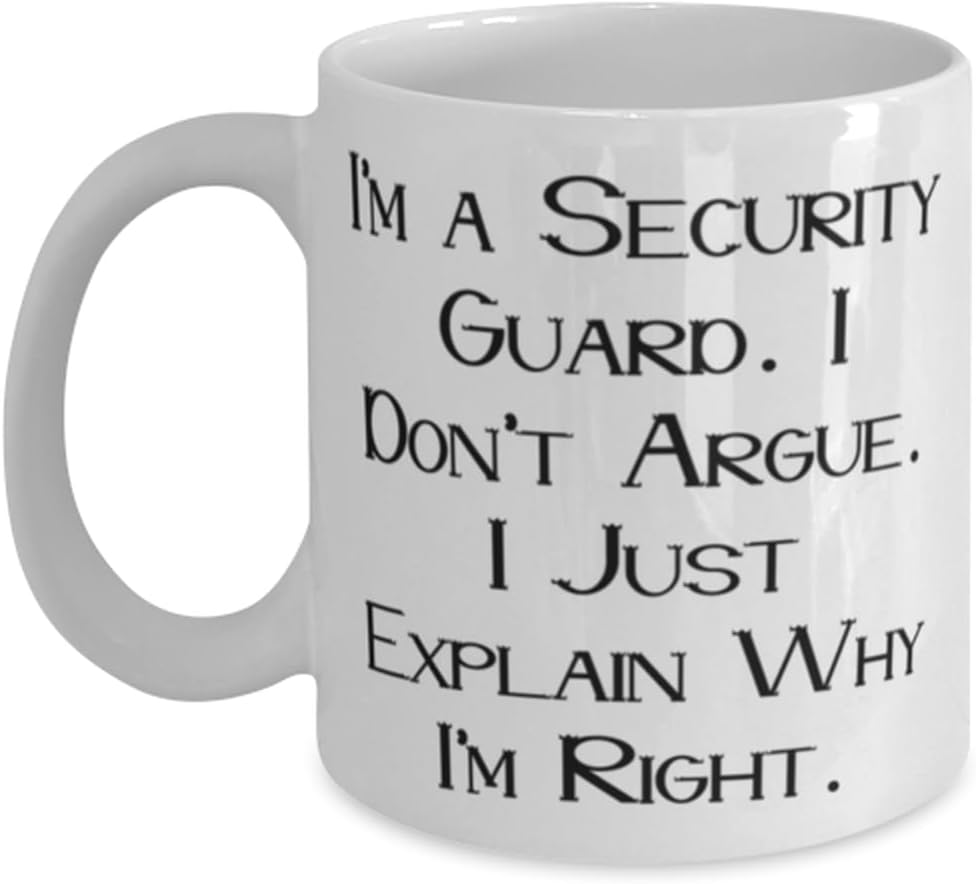 Amazon.com: Useful Security guard Gifts, I'm a Security Guard. I Don't ...