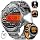 SUNKTA Smartwatch Uomo 1400 mAh grande batteria 1,7" HD Bluetooth ...