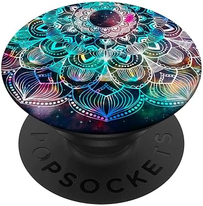 Amazon.com: Mandala Galaxy Cute Blue Design Gift PopSockets PopGrip: Swappable Grip for Phones ...