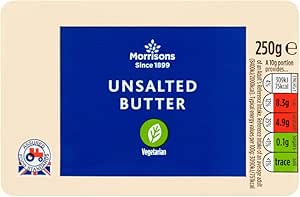Morrisons Unsalted Butter, 250g : Amazon.co.uk: Grocery