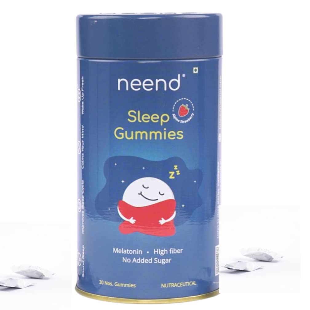 NEEND Melatonin Sleep Gummies (30 Gummies Pack)|Natural Sleeping Aid ...