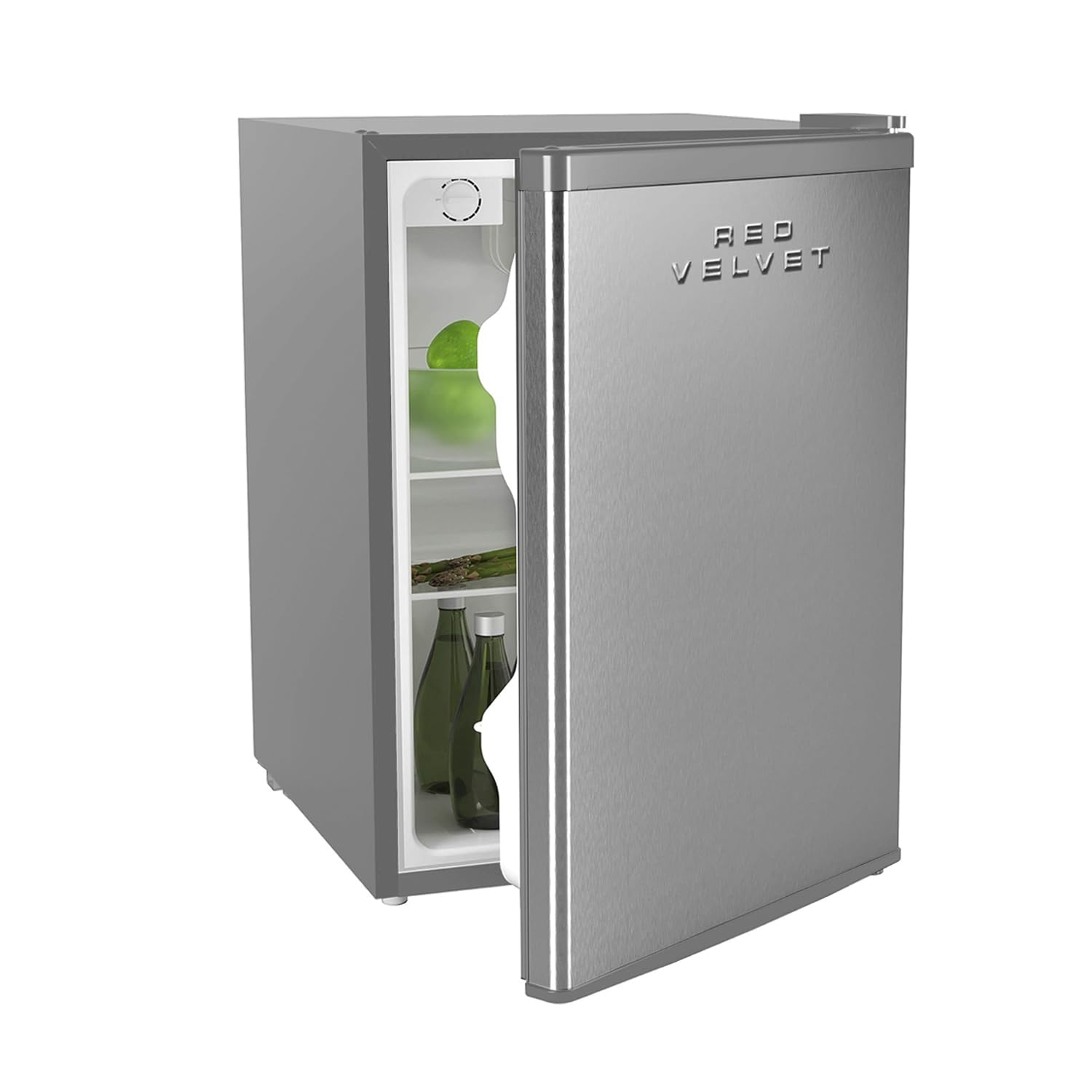 GENERIC Frigobar Refrigerador Red Velvet Acero Hotelero 55l 2 Ft³ ...