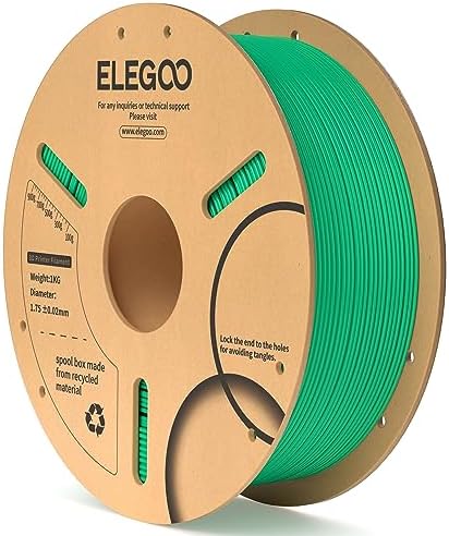 ELEGOO Matte PLA Filament Teal Green 1KG, 1.75mm 3D Printer Filament ...