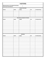 Masonic Attendance Register: Craft Signature Book : Foster, Steve ...