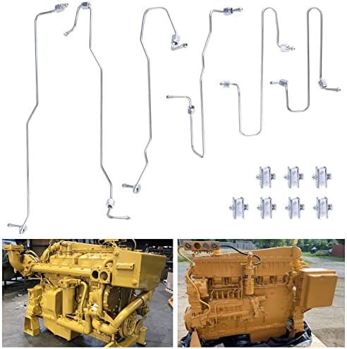 Amazon.com: Generic 3406 Fuel Lines, Fuel Injection Line Kit 6PCS with ...