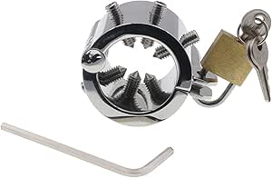 Amazon.com: Cock and Ball Torture Stainless Steel Cock Ring Metal ...