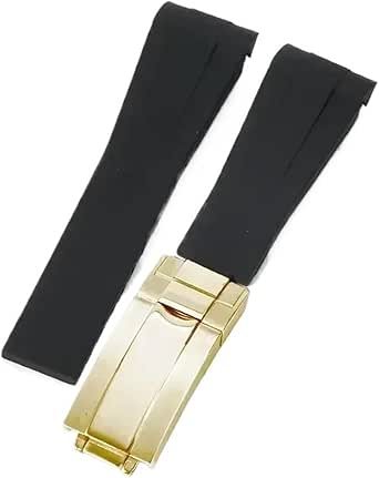 CIEMJSYNF Compatible With Rolex Silicone Watch Accessories GMT Black ...