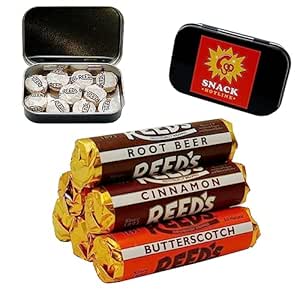 Amazon.com : Reed's Candy 3 Flavor Variety Pack - 6 Rolls of Hard Candy ...