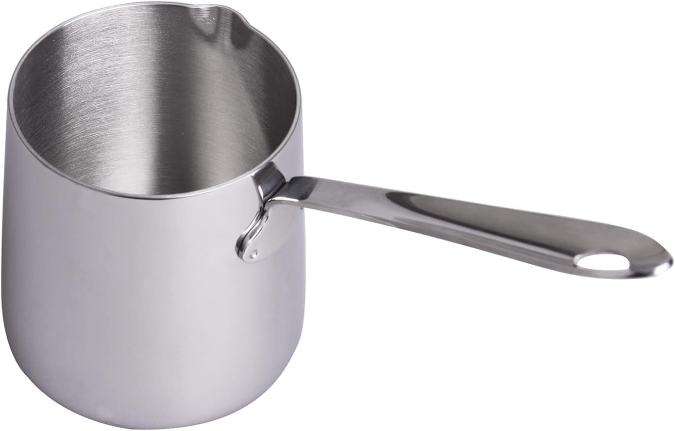 IMEEA Milk Pot Coffee Maker 12oz/370ml Butter Warmer Stainless Steel ...