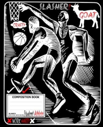 Student Athlete Basketball Composition Book: Notebook Journal for ...