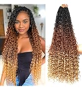 Amazon.com : Goddess Bohemian Box Braids Crochet Hair-8 Packs 24 Inch ...
