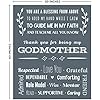 Amazon.com: FILO ESTILO Godmother Gift Blanket from Godchild, Godson ...