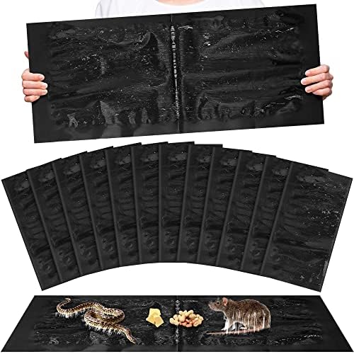 Amazon.com : 12 Pack Large Super Sticky Rat Glue Traps, Mouse Glue ...