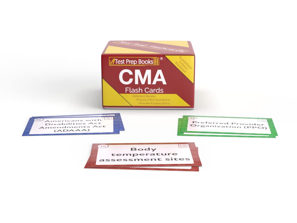 CMA Exam Preparation Study Cards: CMA Test Prep 2024 and 2025 with ...