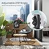 Amazon.com: AMACOOL Table Fan, 12 inch Box Fan with 3 Adjustable Speeds ...