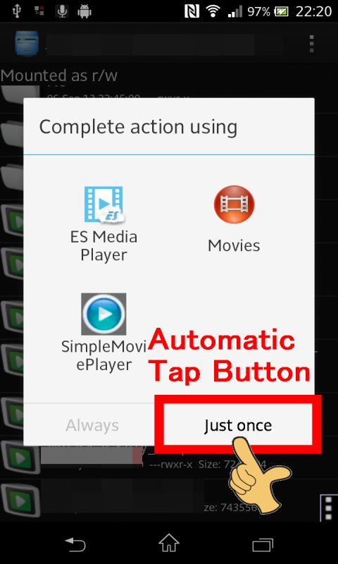 Auto tap Just once for JB - App on Amazon Appstore
