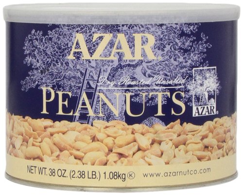 Amazon.com : Azar Nut Company Peanuts, Dry Roasted, Unsalted, 2.38 ...