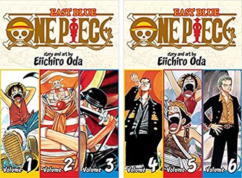 Snapklik.com : One Piece 3-in-1 Edition 10-book Manga Set 1-10: Vol 1 ...