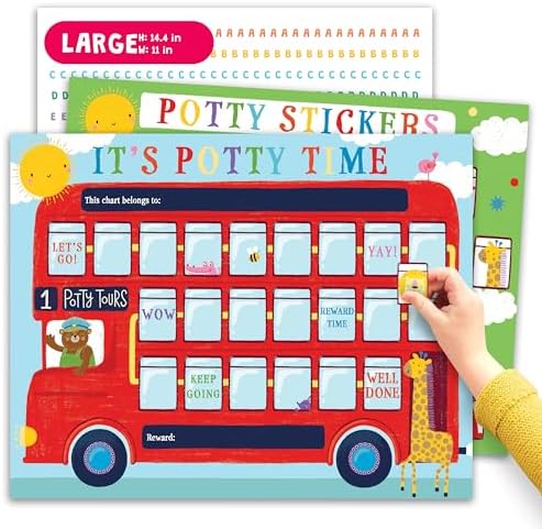 Amazon.com: Toilet Training Reward Chart for Children - Train to Poop ...