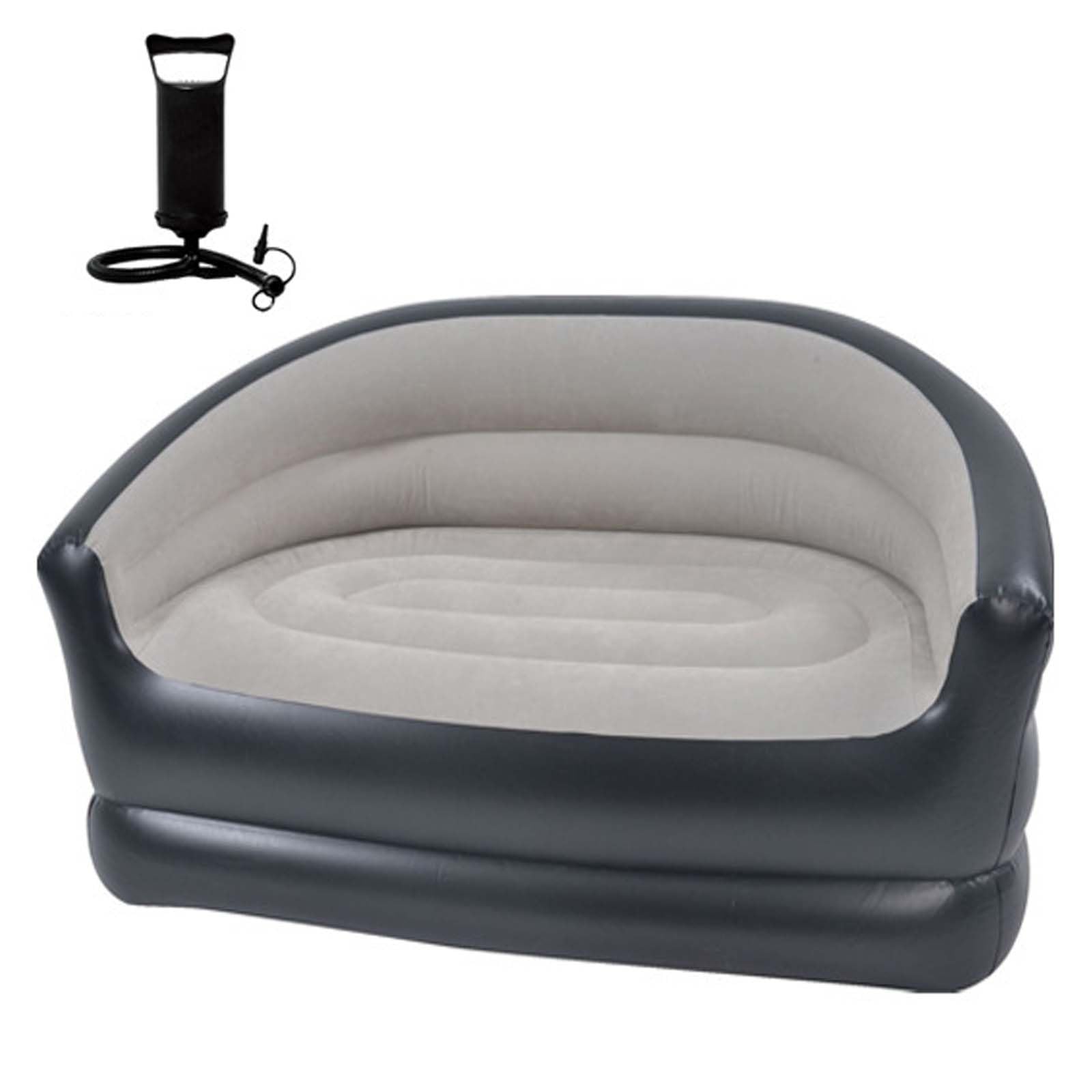 Amazon.com: Folding Double Inflatable Sofa,Blow Up Couch Lounger ...