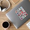 Amazon.com: Stickers 20 Pcs Per Pack Red Laptop Hot Aesthetic Chilli ...