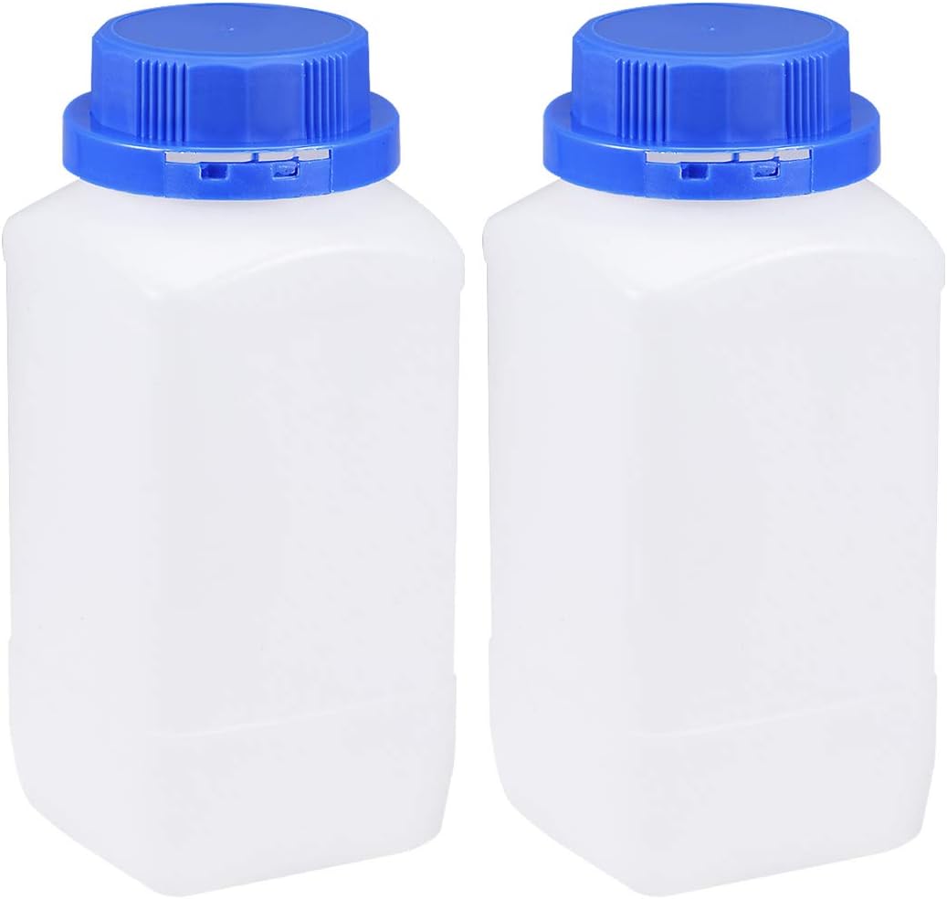 Amazon.com: uxcell Plastic Lab Chemical Reagent Bottle 1000ml/34oz Wide ...