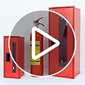 Fire Extinguisher Box Large Size 23 inch Height up to 20 lb| Fire ...
