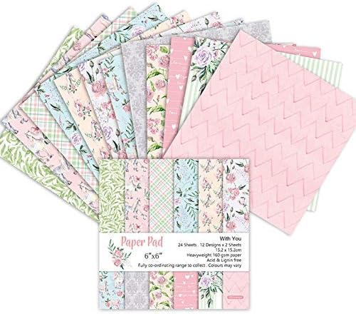 24pcs Christmas Pattern Paper Set Patterned Papers for Crafts DIY Album ...