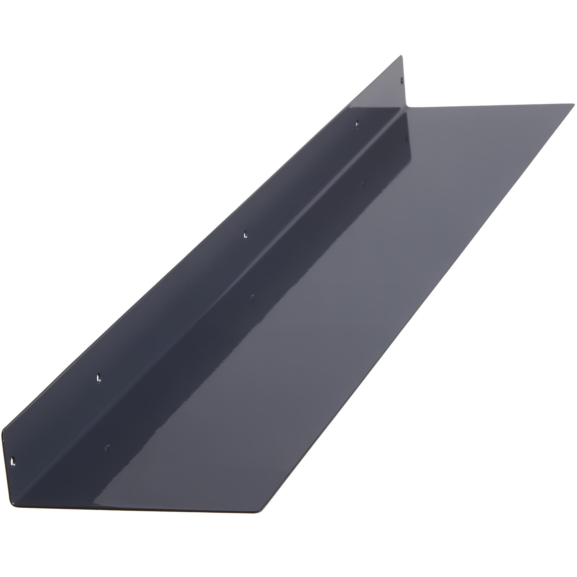 Amazon.com: Calabasas Decor 48x8 in Metal Floating Shelf Grey Wall ...