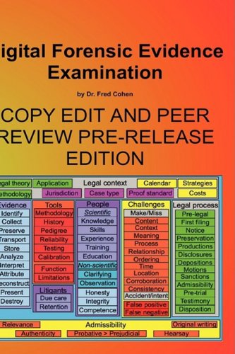 Digital Forensic Evidence Examination: Cohen, Fred: 9781878109446 ...