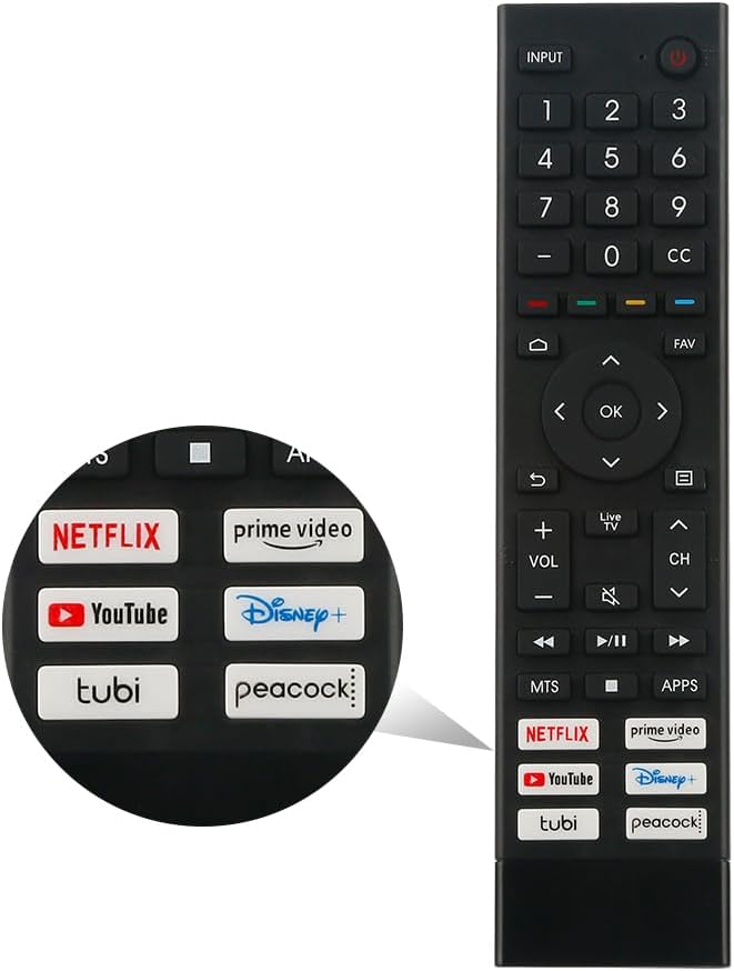 Amazon.com: for Hisense TV Remote Replacement, for Hisense Universal ...