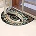 Amazon.com: Evil Eye Half Round Doormat Boho Eye Semi Circle Area Rug ...