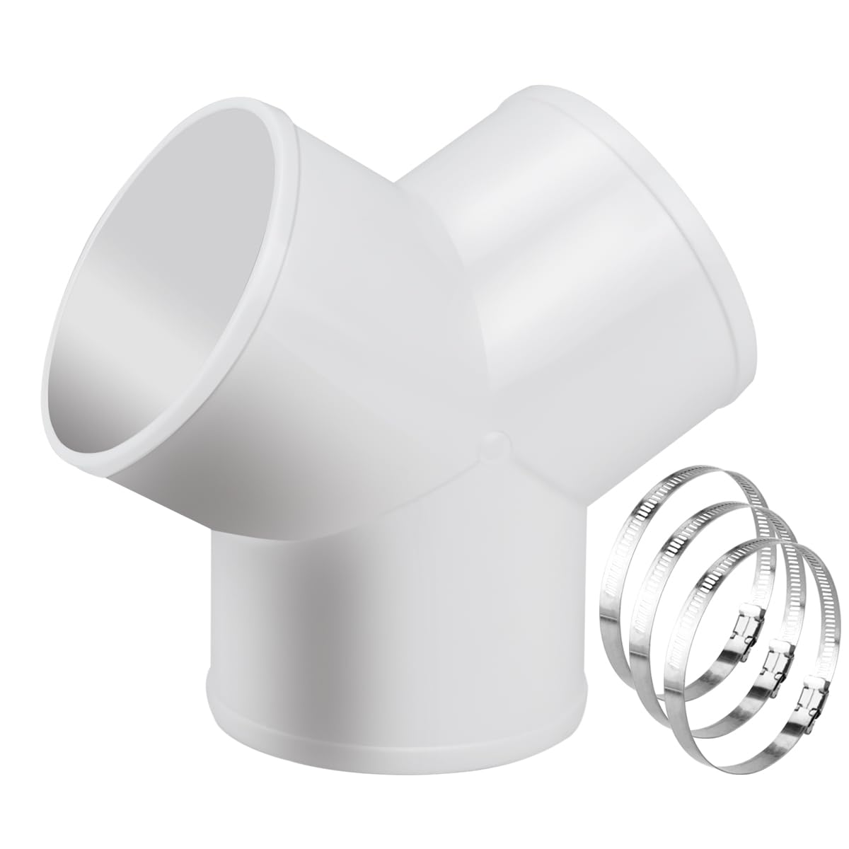 Snapklik.com : Duct Splitter, 8 Inch 3 Way Duct Connector For Exhaust ...