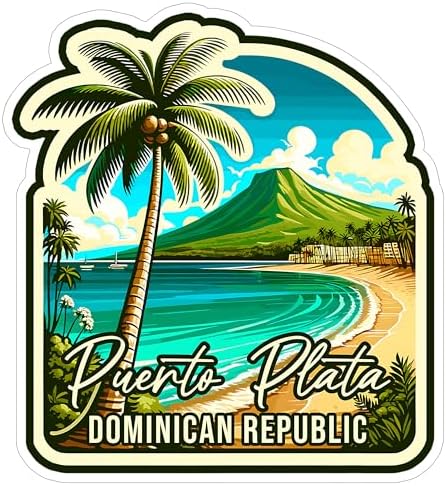 Amazon.com: Punta Cana Dominican Republic Sticker 4 Inch Travel ...