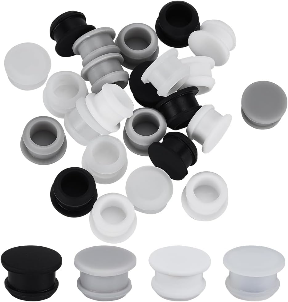 Amazon.com: GORGECRAFT 24PCS 4 Colors Silicone Stoppers for Salt and ...