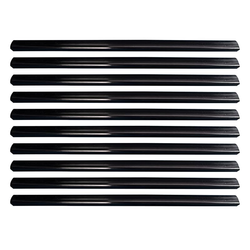 Plastic Binders 10 Pieces Binding Bars Slide Grip Black A4 Slide ...